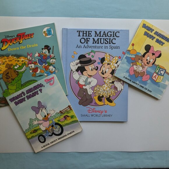 Disney | Other | Disney Books Mickey Minnie Mouse Donald Daffy Duck ...